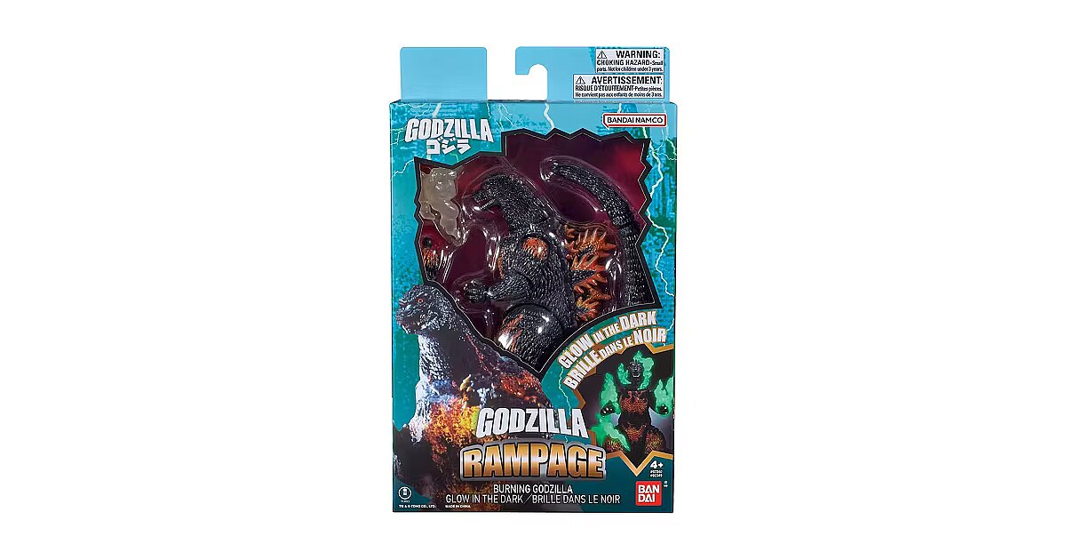 BANDAI GODZILLA ACTION FIGURE - BURNING GODZILLA GLOW (92349)