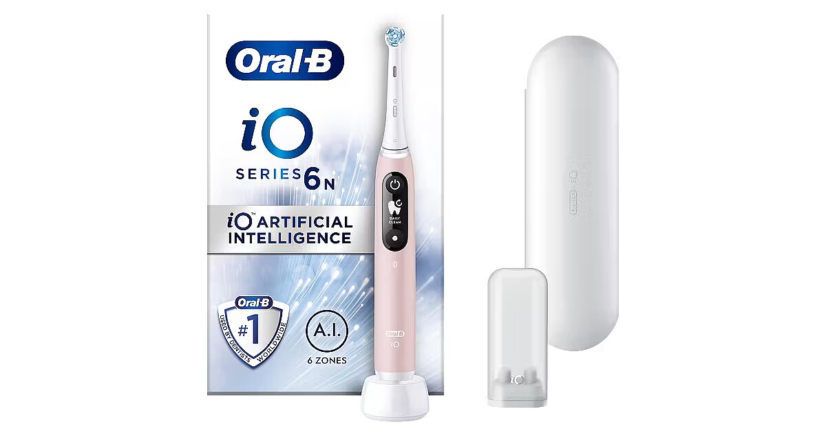 Braun iO 6N, Pink Sand - Including travel case (iOM6.1A6.1DK)