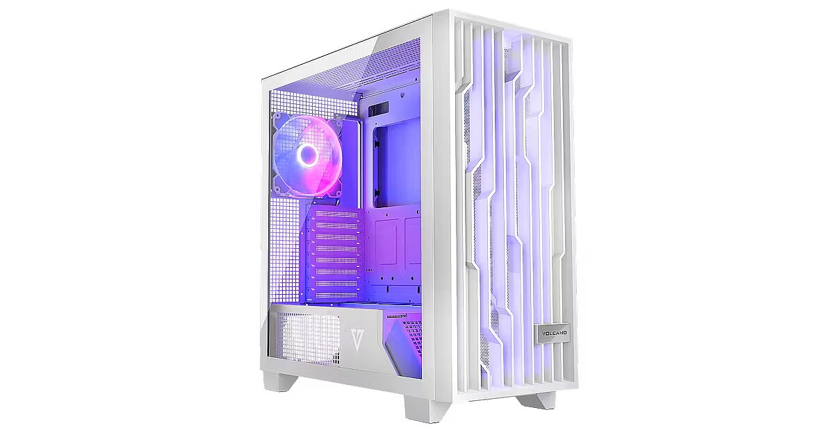 Modecom Volcano Perun Apex ARGB, Tempered Glass, White (AT-PERUN-4F ...