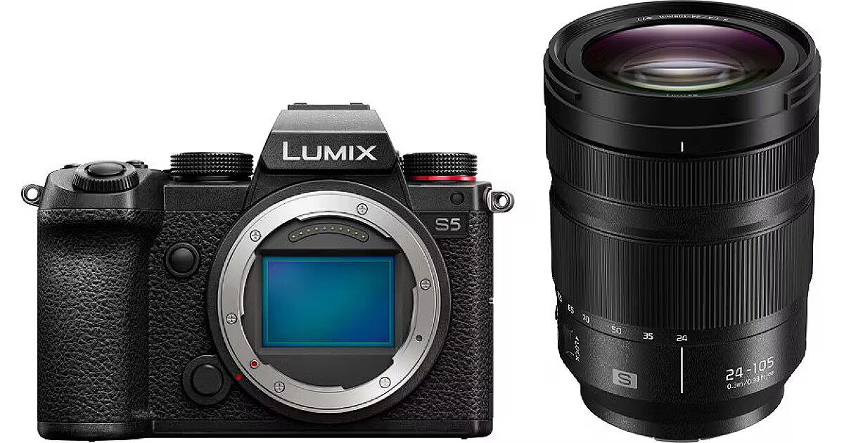 Panasonic Lumix DC-S5 + 24-105mm Kit (DC-S5EME-K)