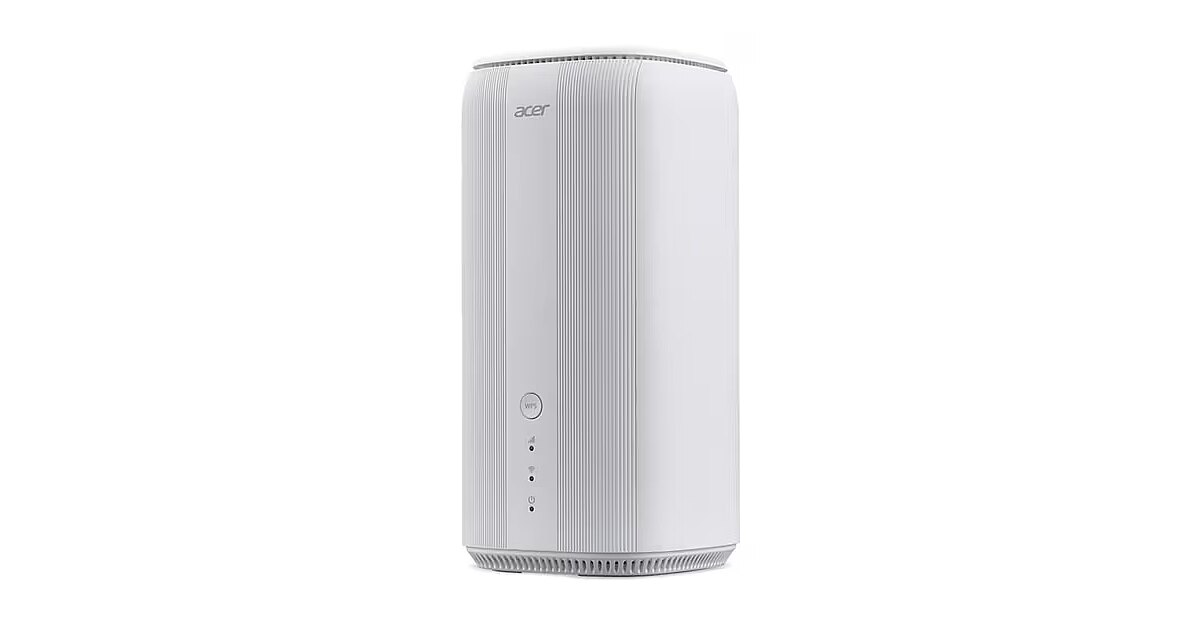Acer Connect X6E 5G Router, White (FF.G2KTA.001)