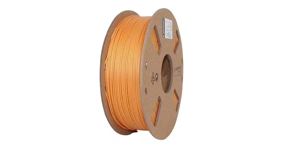 Gembird PLA Plus Filament, Gold (3DP-PLA+1.75-02-GL)