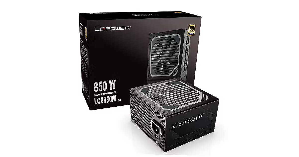 Lc-power LC6850M V3.0, 750W, 80PLUS Gold (LC6850M V3.0)