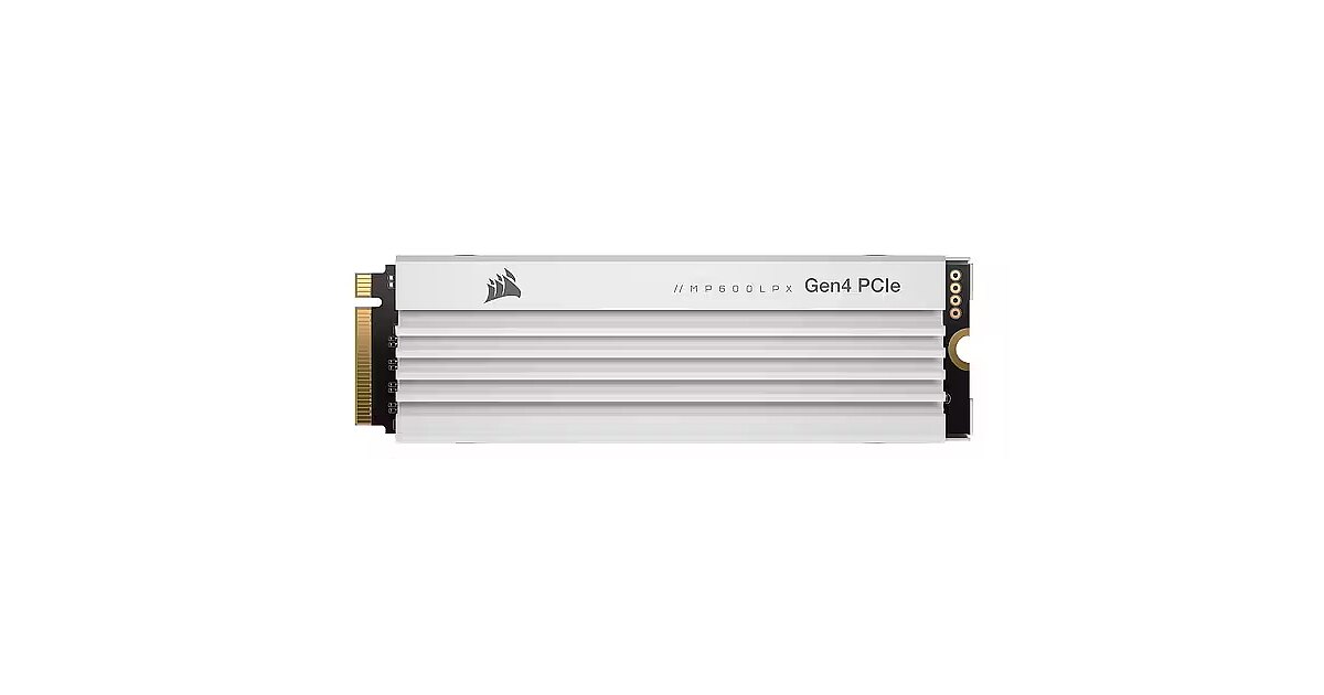 Corsair MP600 Pro LPX White, 2TB, M.2 Gen4 X4, With Heatsink (CSSD ...