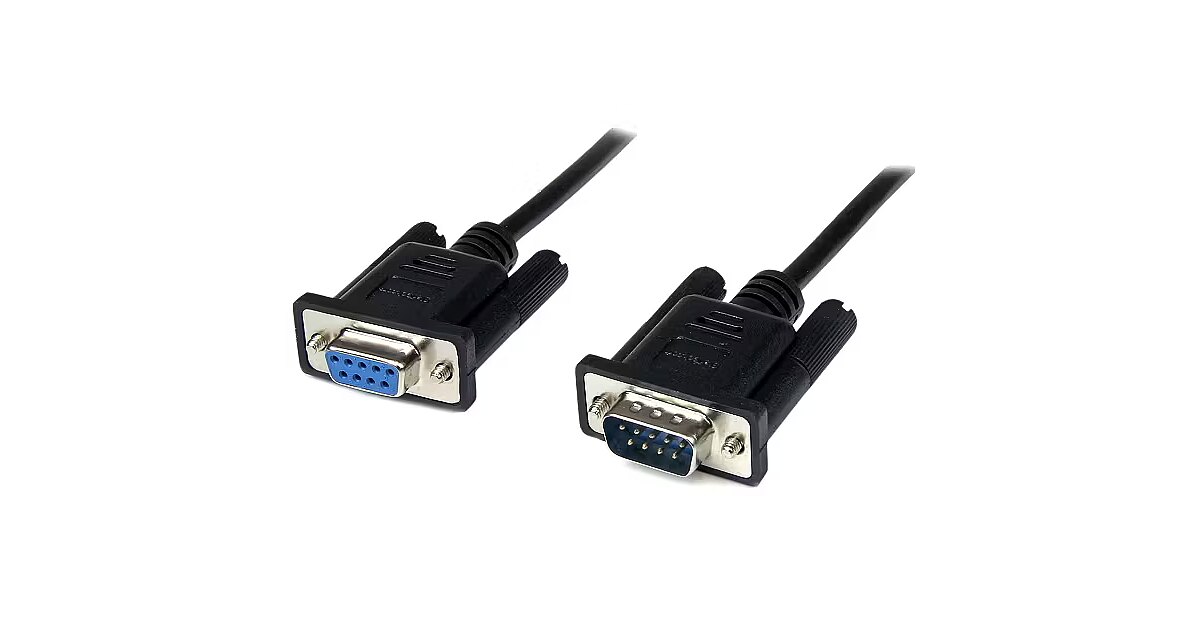 Startech DB9, RS232 Cable, 2m (SCNM9FM2MBK)