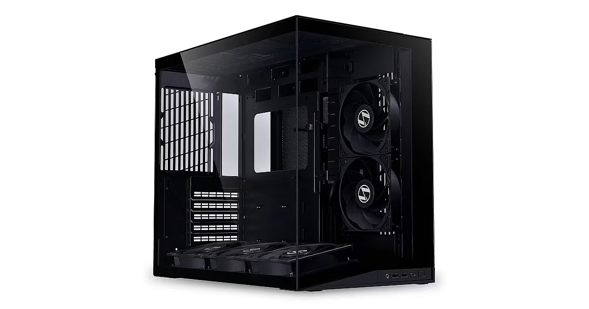 Lian Li O11 Dynamic Mini V2 Flow, Tempered Glass, Black (O11DMIV2FX)