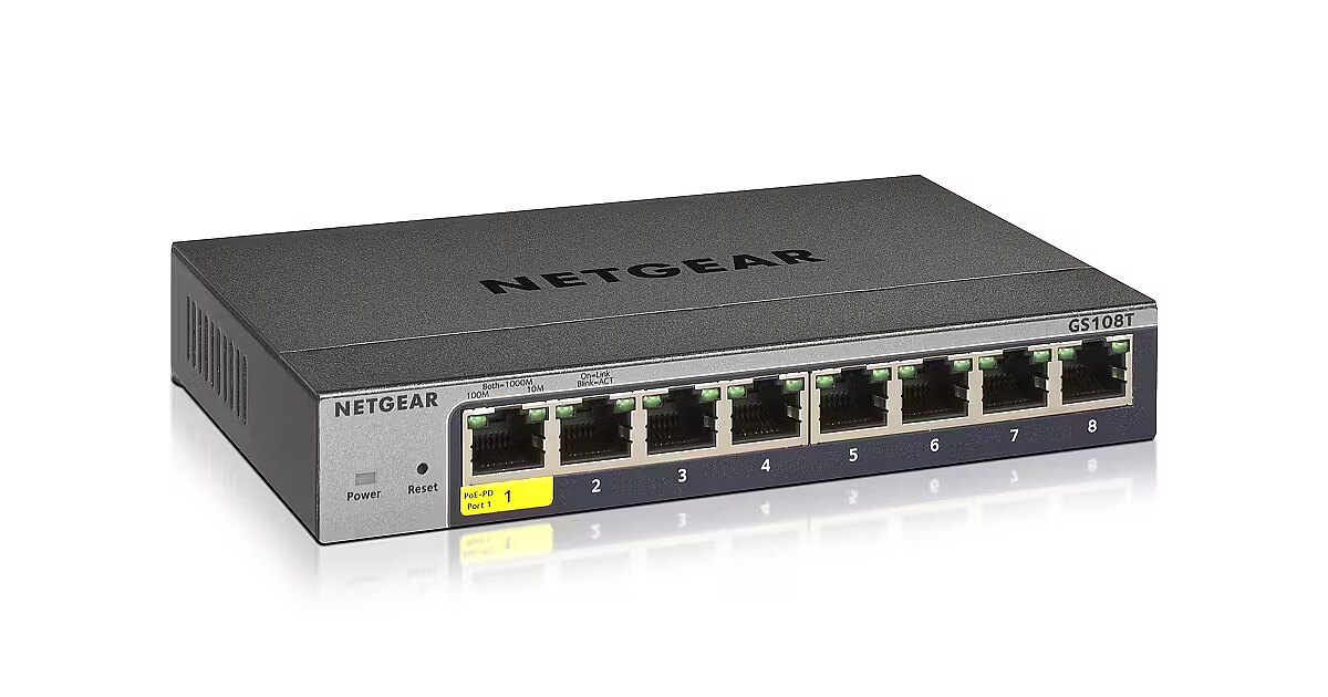 Netgear GS108T-300PES, 8X 1G ETH SMART MGD PRO (GS108T-300PES)