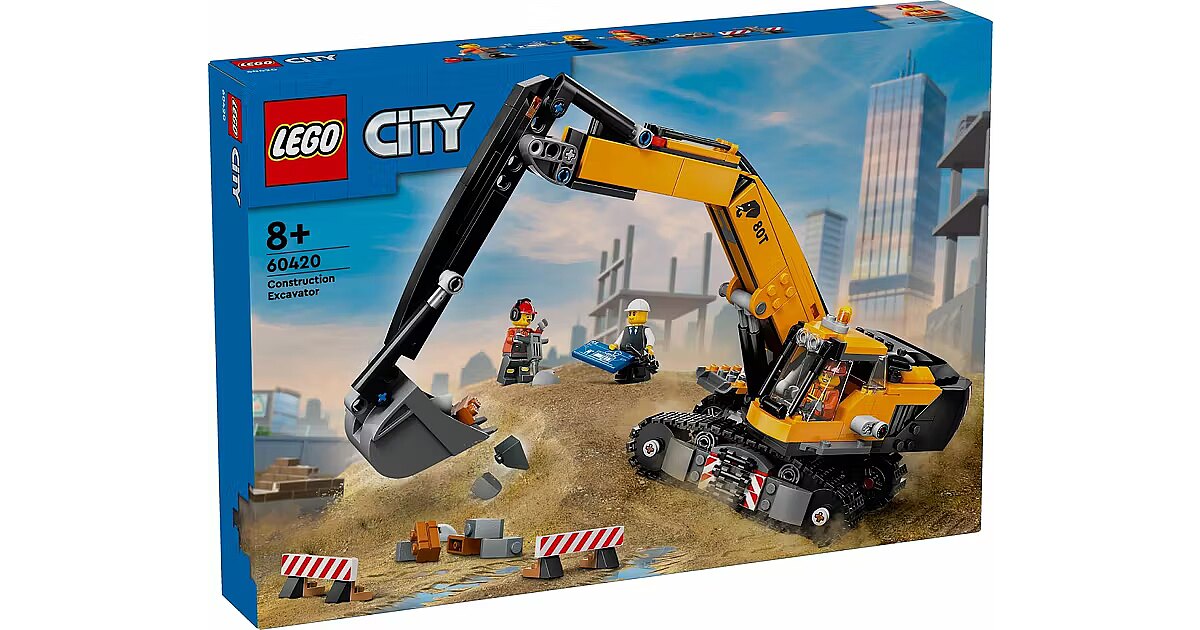 Lego Yellow Construction Excavator (60420)