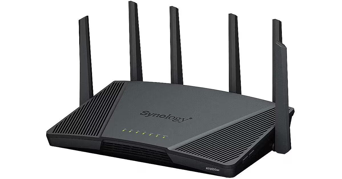 Synology RT6600ax Ultra-fast and Secure Wireless Router for Homes ...