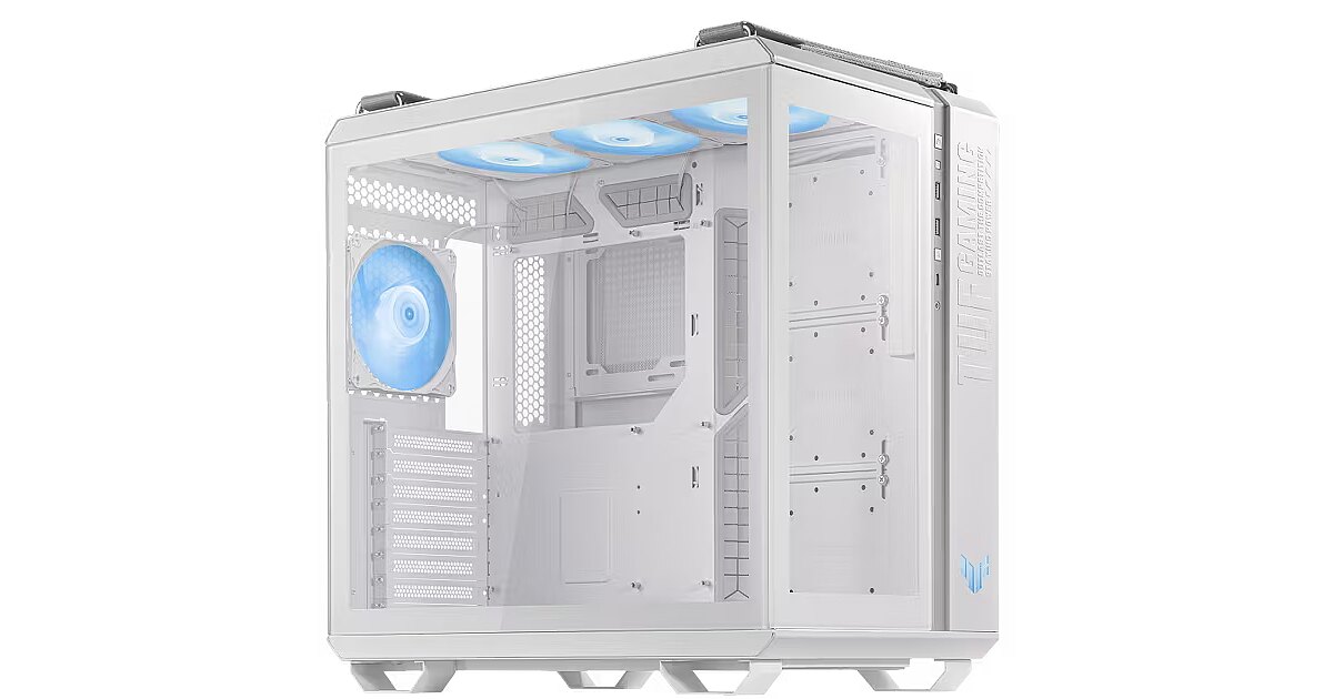 Asus TUF Gaming GT502 PLUS, Tempered Glass, White (GAMGT502PLUS/TGARGBWH)