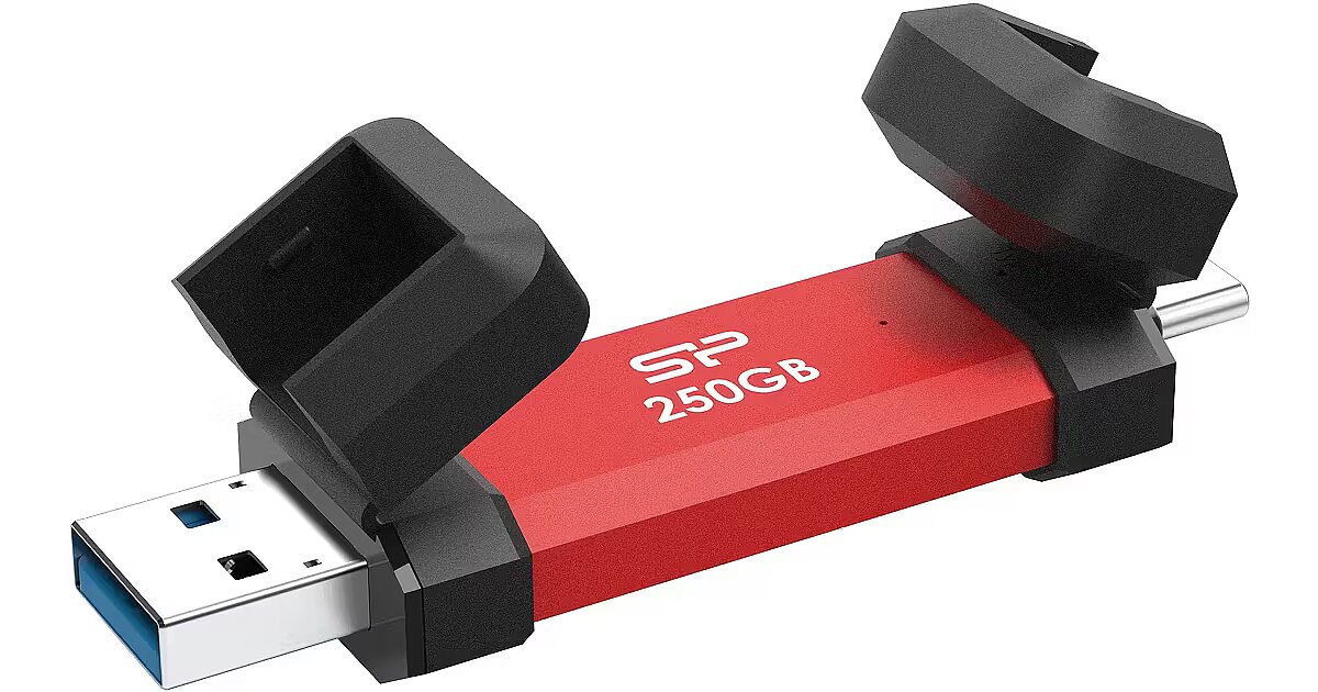 Silicon Power DS72 250GB Dual Red (SP250GBUC3S72VPR)