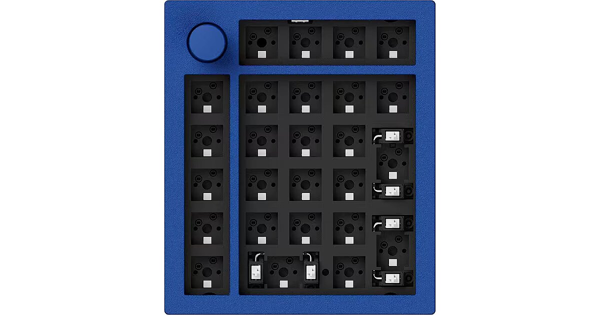Keychron Q0 Plus, QMK Custom Number Pad, Barebone, Navy Blue (Q0L-B3)