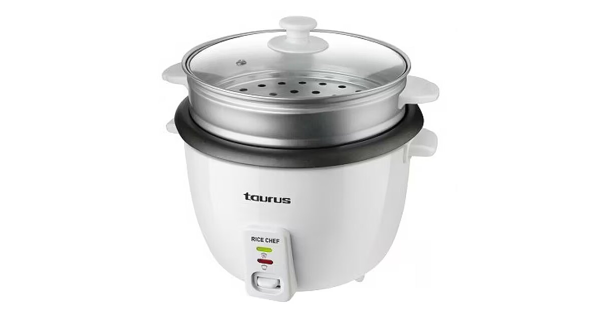 Taurus RICE CHEF rice cooker 1.8 L 700 W Grey, White (968934000)