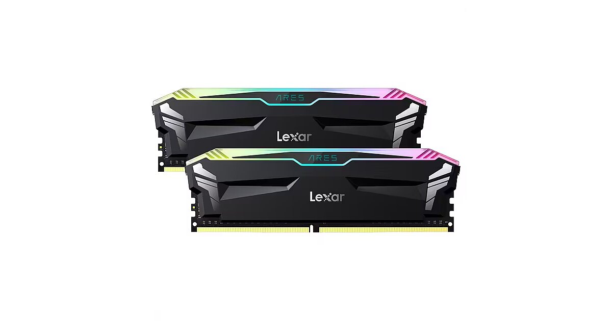 Lexar ARES RGB Black, 32GB, DDR4, 3600MHz, CL18, Kit of 2 (LD4BU016G ...