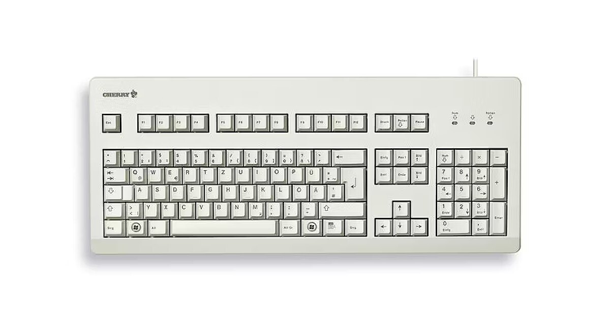 Cherry G80-3000 MECHANICAL KEYBOARD GREY (G80-3000LPCDE-0)