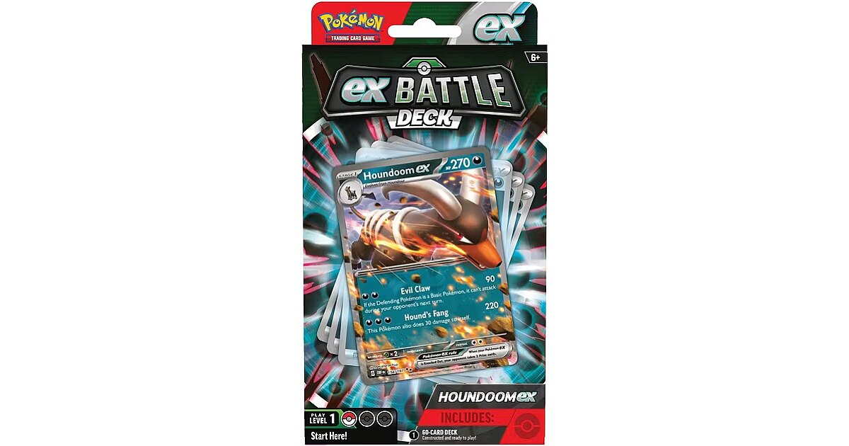 Pokemon TCG Cards Ex Battle Deck - Houndoom ex (290-85591 290-85591)
