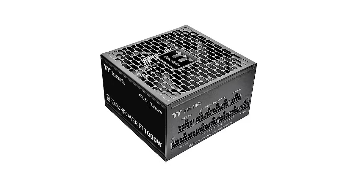 Thermaltake Toughpower PT, 1000W, 80PLUS Platinum, ATX 3.1, PCIe 5.1 ...