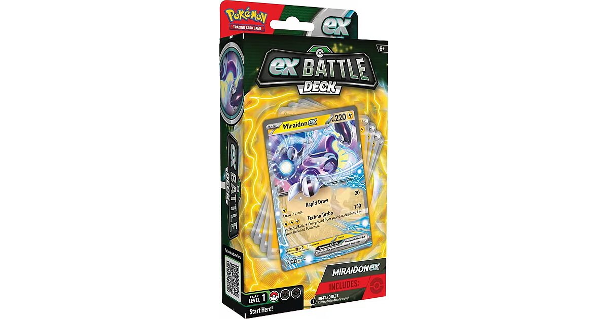 Pokemon TCG Cards Battle Deck Miraidon ex (290-85754 Miraidon ex)
