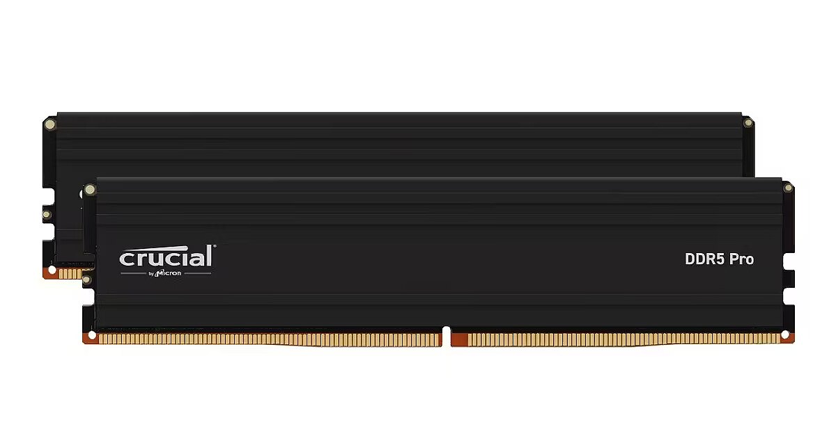 Crucial Pro, DDR5, 128GB, 5600MHz, CL46, Kit of 2 (CP2K64G56C46U5)