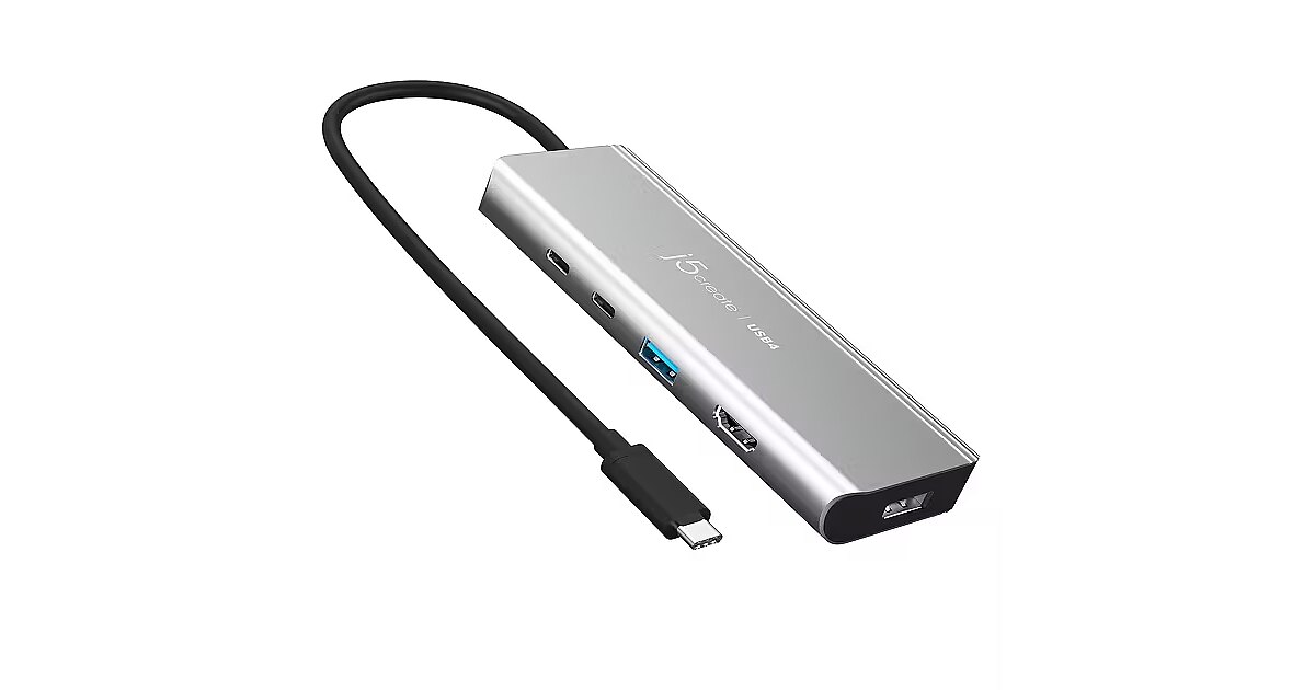 J5create USB4 DUAL 4K MULTI-PORT HUB (JCD401-N)