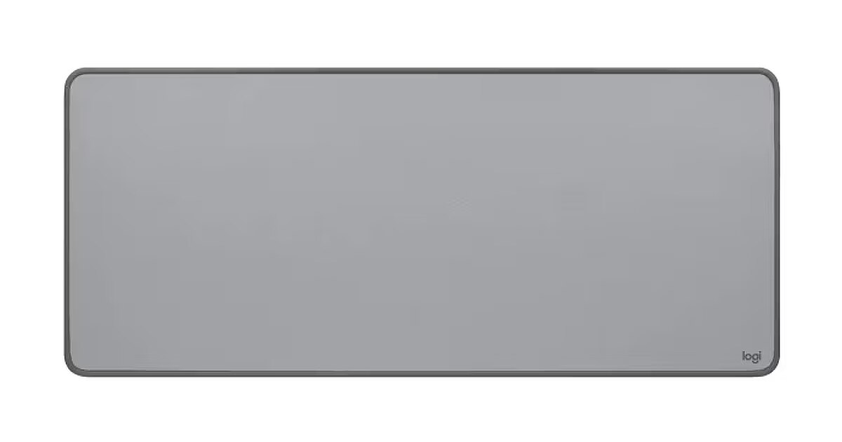 Logitech Studio Series Desk Mat, Mid Grey (956-000052)