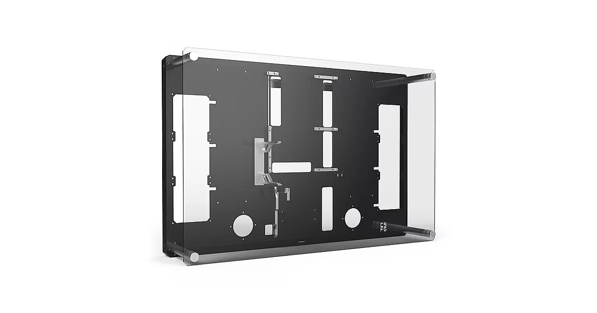 CSFG The Crow - Wall Mounted ATX chassis, Black (CSFG-CROW-BUNDLE-BK)