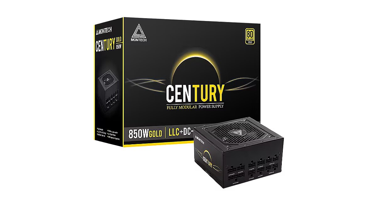 Montech Century G5, 850W, 80PLUS Gold (CENTURY G5 850)
