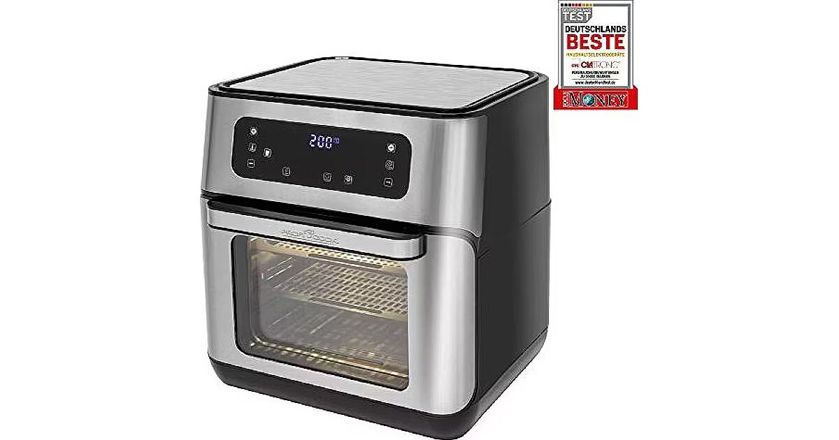 Profi Cook PC-FR 1200 H 11L, hot air fryer (stainless steel / black ...