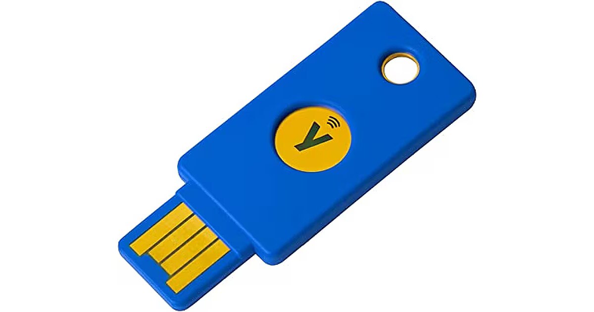 Yubico Security Key NFC, Blue (Security Key NFC by Yubico)