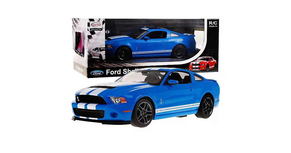 rastar Ford Shelby Mustang GT500 R/C Toy Car 1:14 (ZRC.49400.NIE)