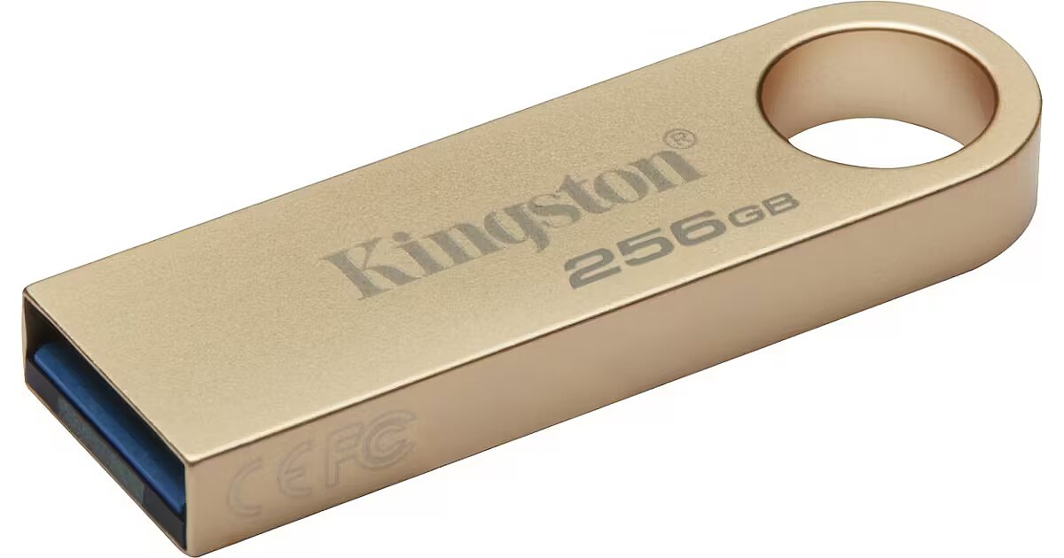Kingston Pendrive Data Traveler, 256GB, Gold (DTSE9G3/256GB)