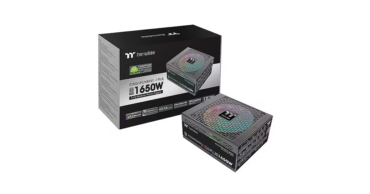 Thermaltake Toughpower iRGB, 1650W, 80PLUS Platinum (PS-TPI-1650F3FDTE-1)