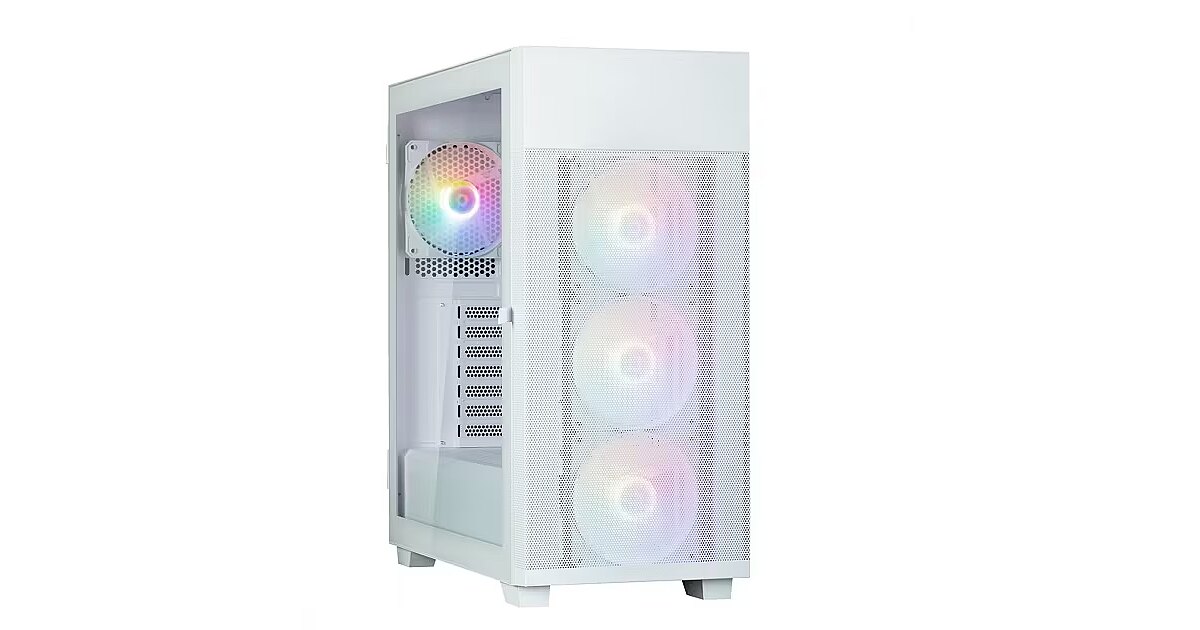 Zalman S5 NEO White ATX Mid Tower FRGB Fan x4 (S5 NEO White)