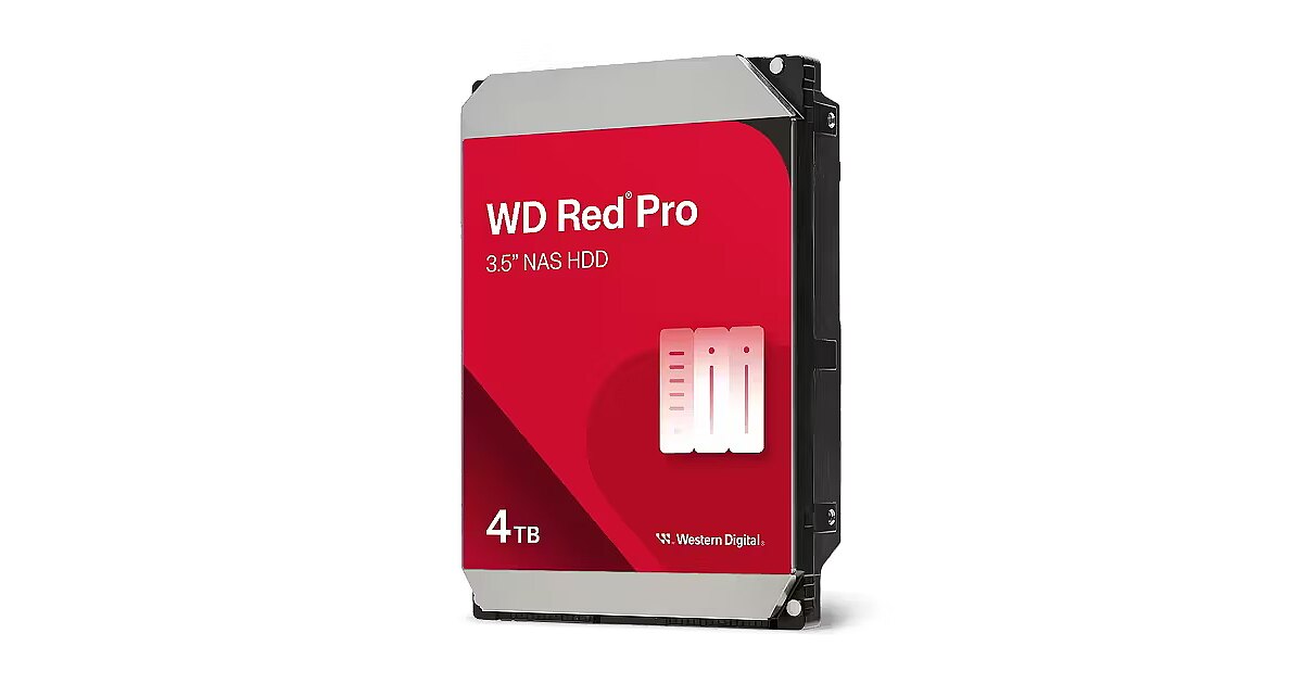 Western Digital 4TB, 7200rpm, 256MB, SATAIII, Red Pro, CMR (WD4005FFBX)