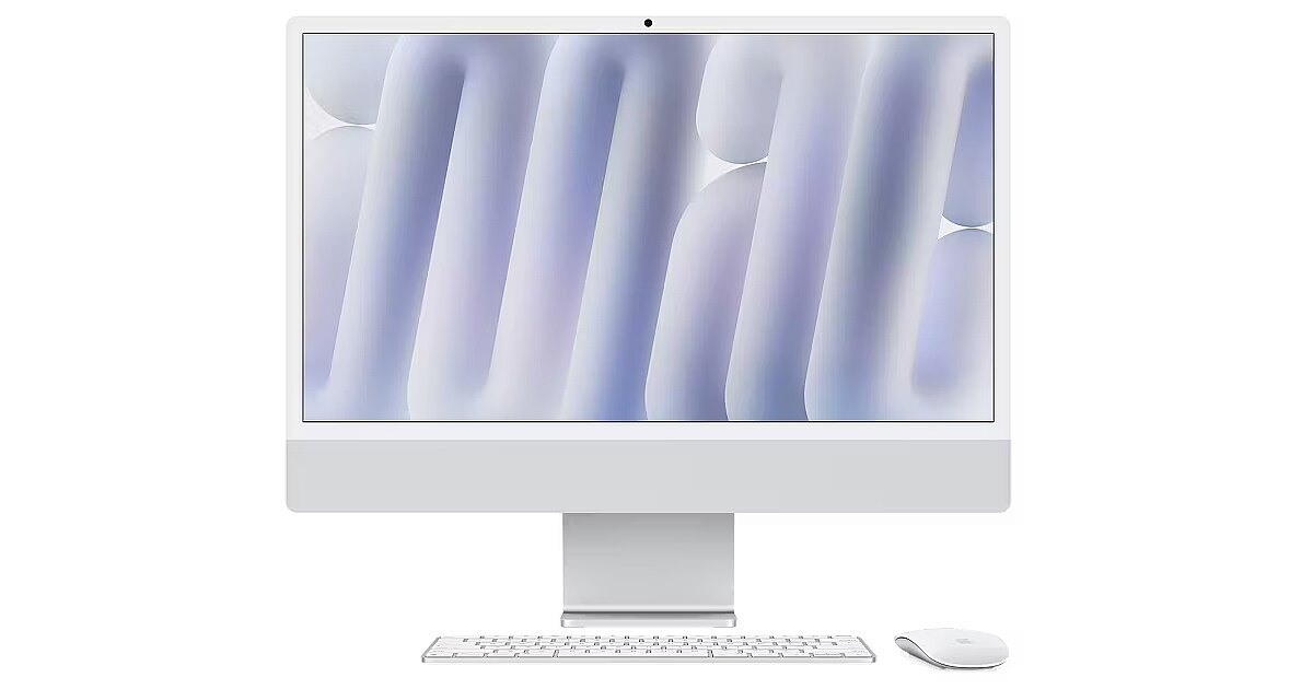 Apple iMac 24” 4.5K, Apple M4 10C CPU 10C GPU, 16GB, 512GB, Silver, RUS ...