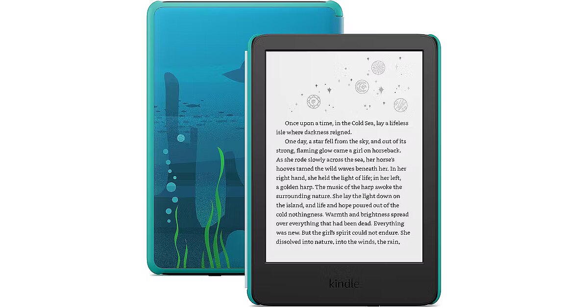 Amazon Kindle Kids 2024 11th Gen, 16GB, Ocean Explorer (840414674011)