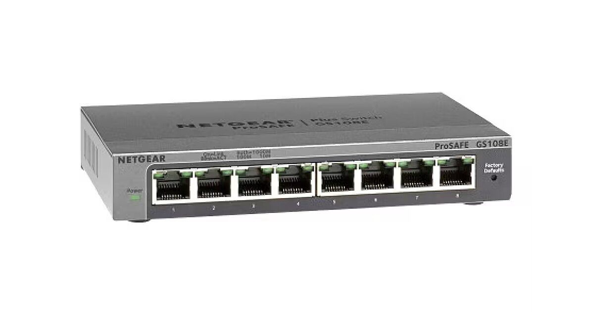 Netgear GS108E Switch, 8x 1G (GS108E-400EUS)