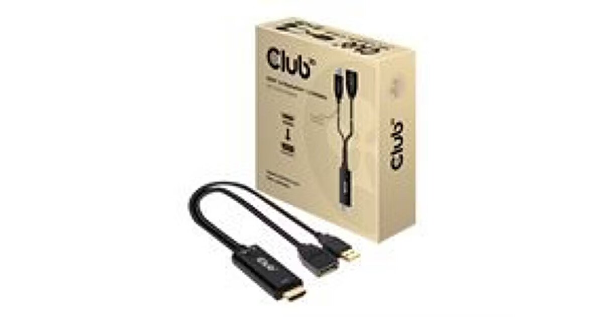 Club3D CLUB 3D HDMI to DisplayPort 4K60Hz M/F Active Adapter (CAC-1331)