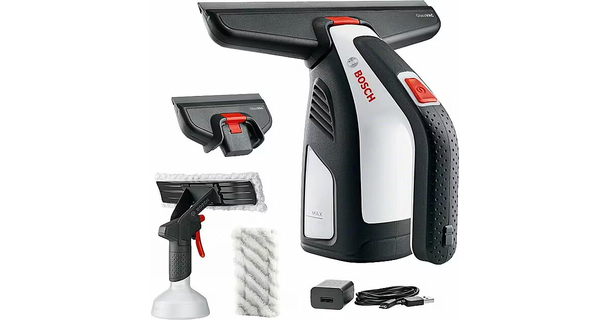 Bosch GlassVAC, window vacuum cleaner (white) (06008B7000)