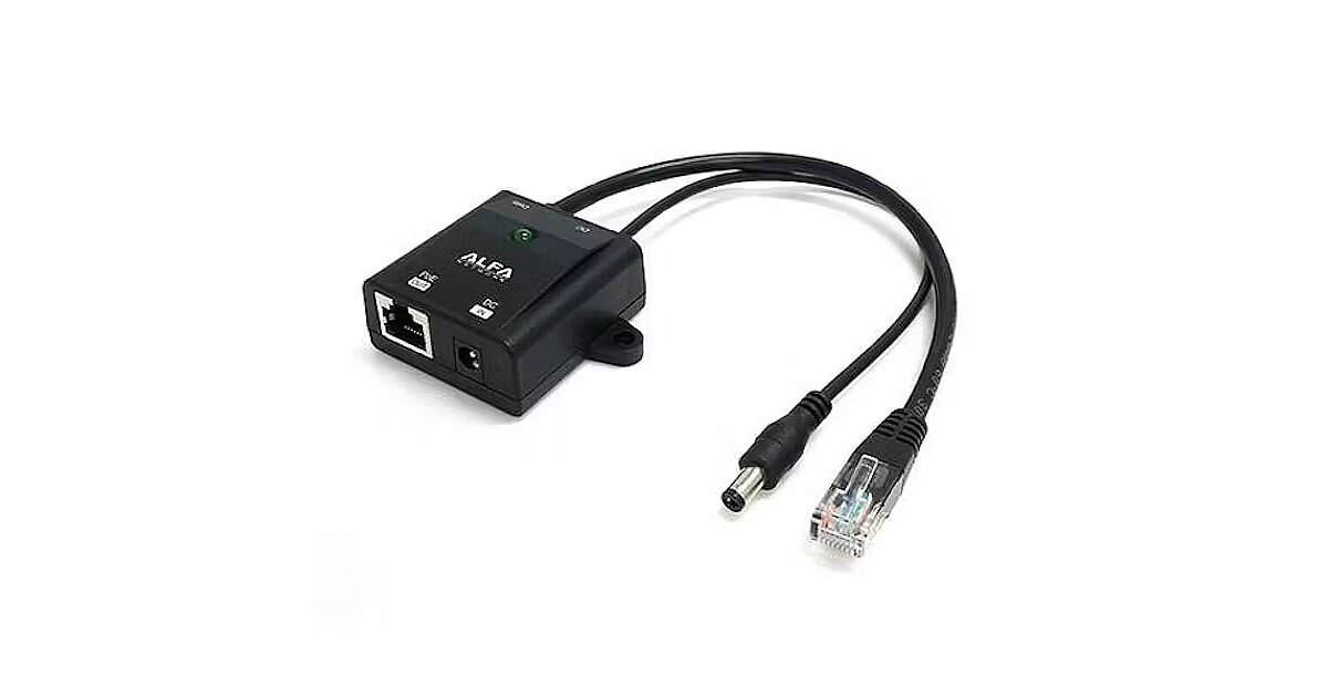 Alfa APOE03G-C Passive PoE Adapter (APOE03G-C)