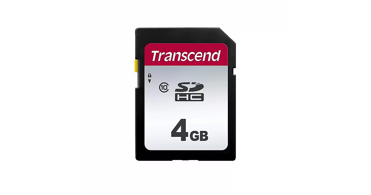 Transcend 300S, SDHC, 4GB, Class 10 (TS4GSDC300S)