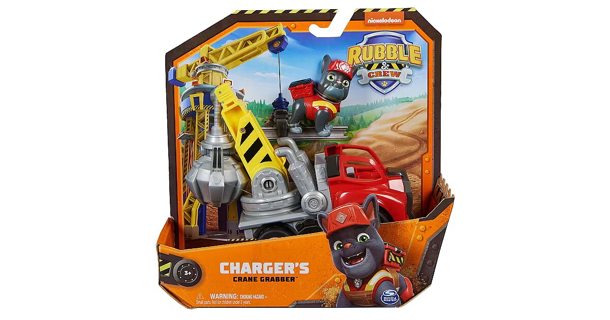 Spin Master Vehicle Paw Patrol Rubble and his Crew Crane (6066539)
