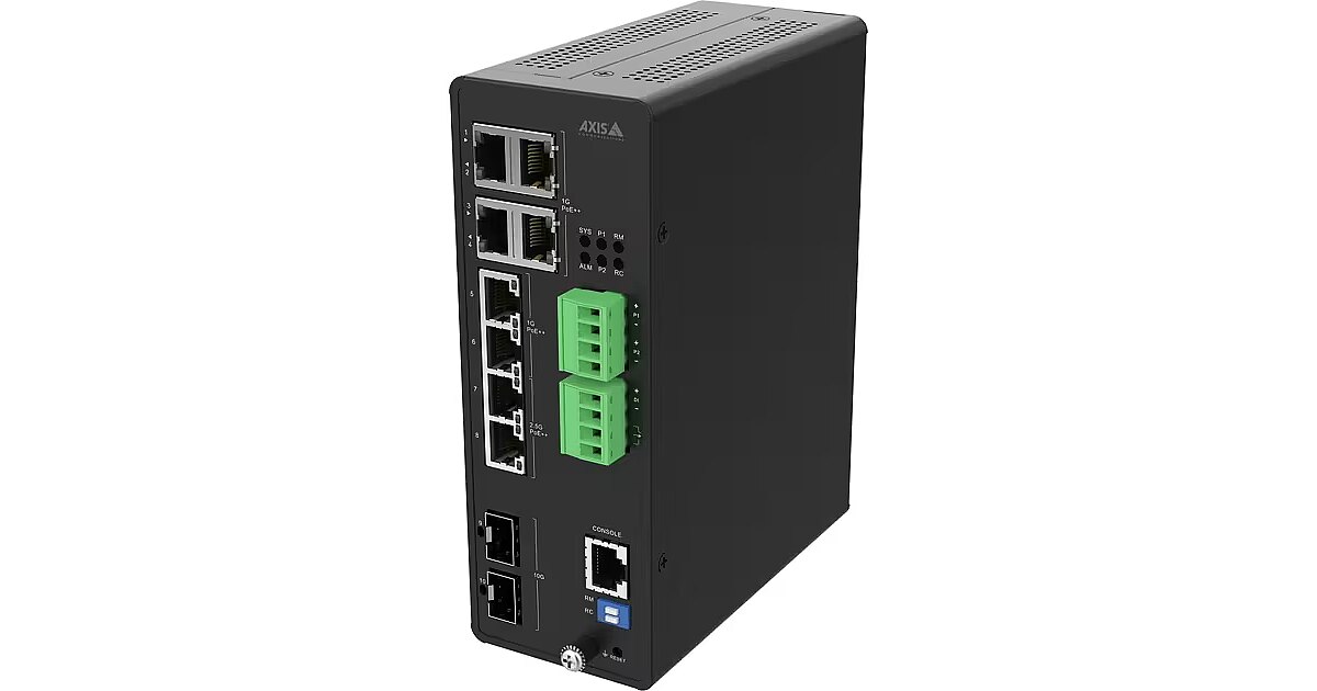 Axis D8208-R INDUSTRIAL POE++ S 8-PORT MANAGED INDUSTRIAL POE++ (02621-001)