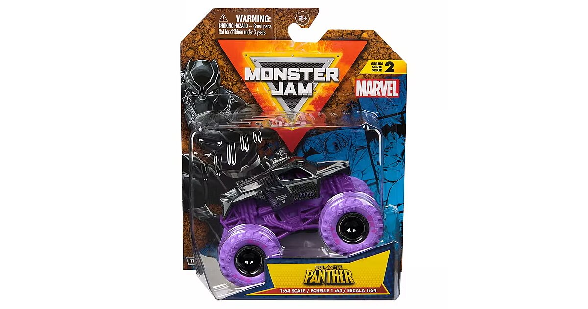 Spin Master Vehicle Monster Jam Black Panther (6069960/20148216)