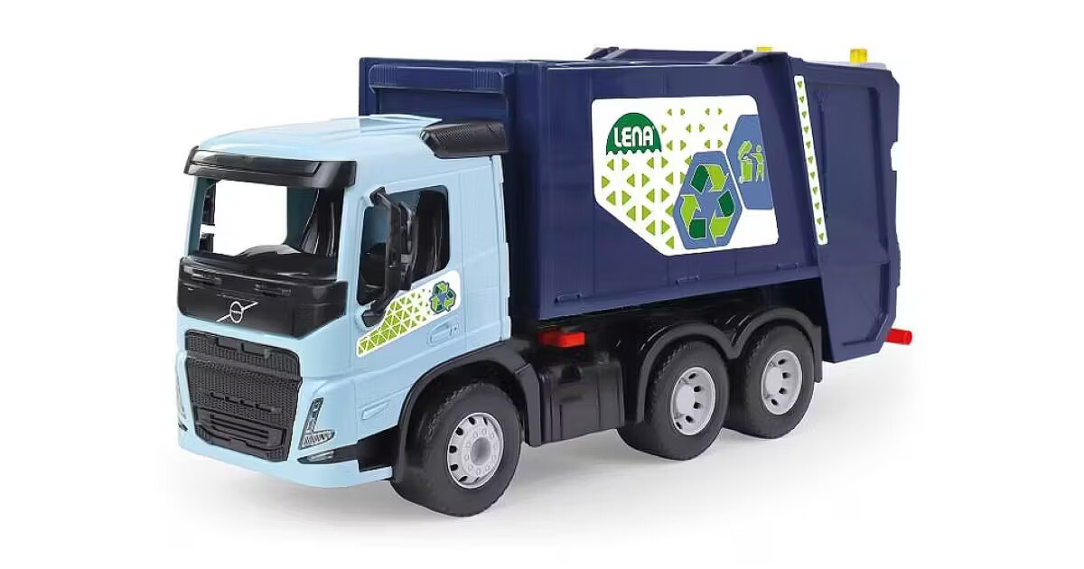 Lena Vehicle Worxx Garbage Tuck Volvo FMX open box (04624)