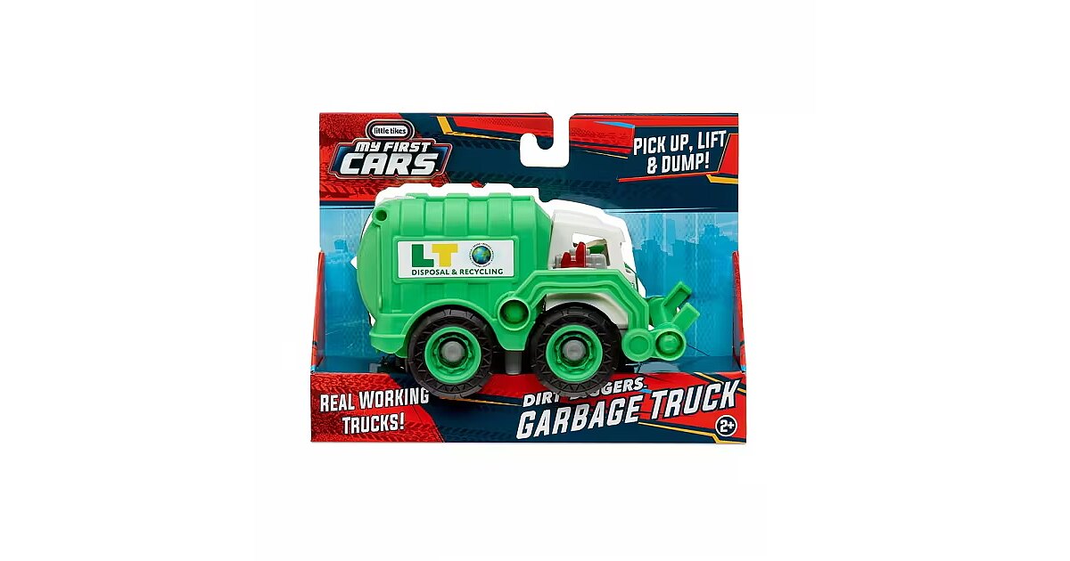 Little Tikes Vehicle Dirt Digger Minis, Garbage truck (659393EUC/659430EUC)