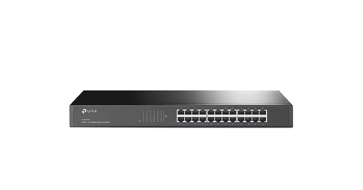TP-LINK TL-SF1024 24-Port 10/100Mbps Rackmount Switch (TL-SF1024)