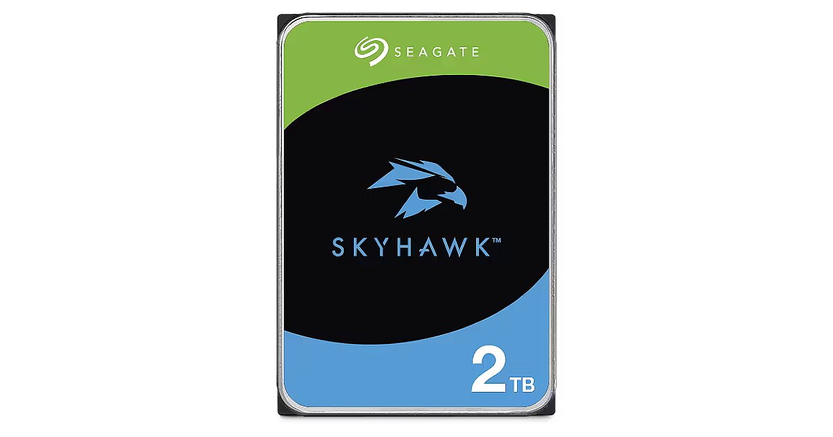 Seagate 2TB, 256MB, SATAIII, SkyHawk, CMR (ST2000VX017)