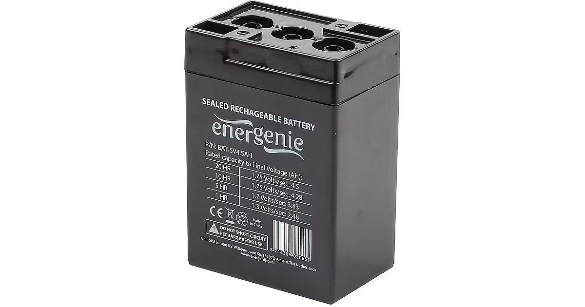 Gembird Rechargeable Battery BAT-6V4.5AH (BAT-6V4.5AH)