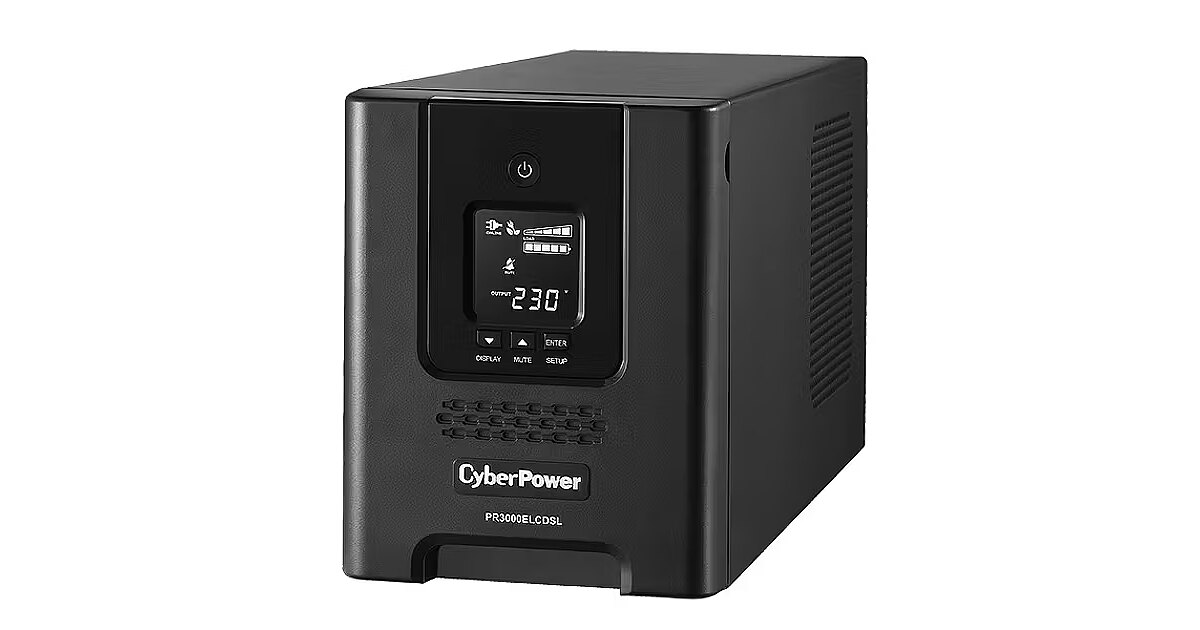 Cyberpower PR3000ELCDSL, 3000VA 2700W, IEC (PR3000ELCDSL)
